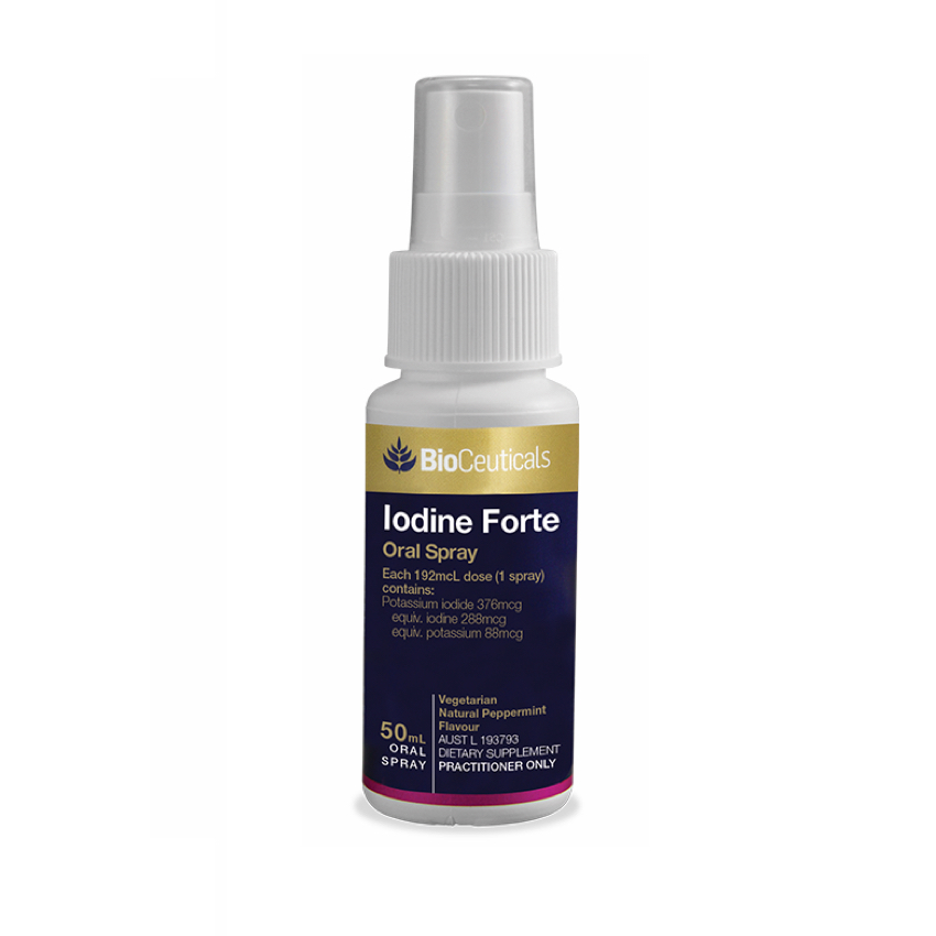 BIOCEUTICALS IODINE FORTE ORAL SPRAY 50ML – NORWOOD HEALTH FOODS